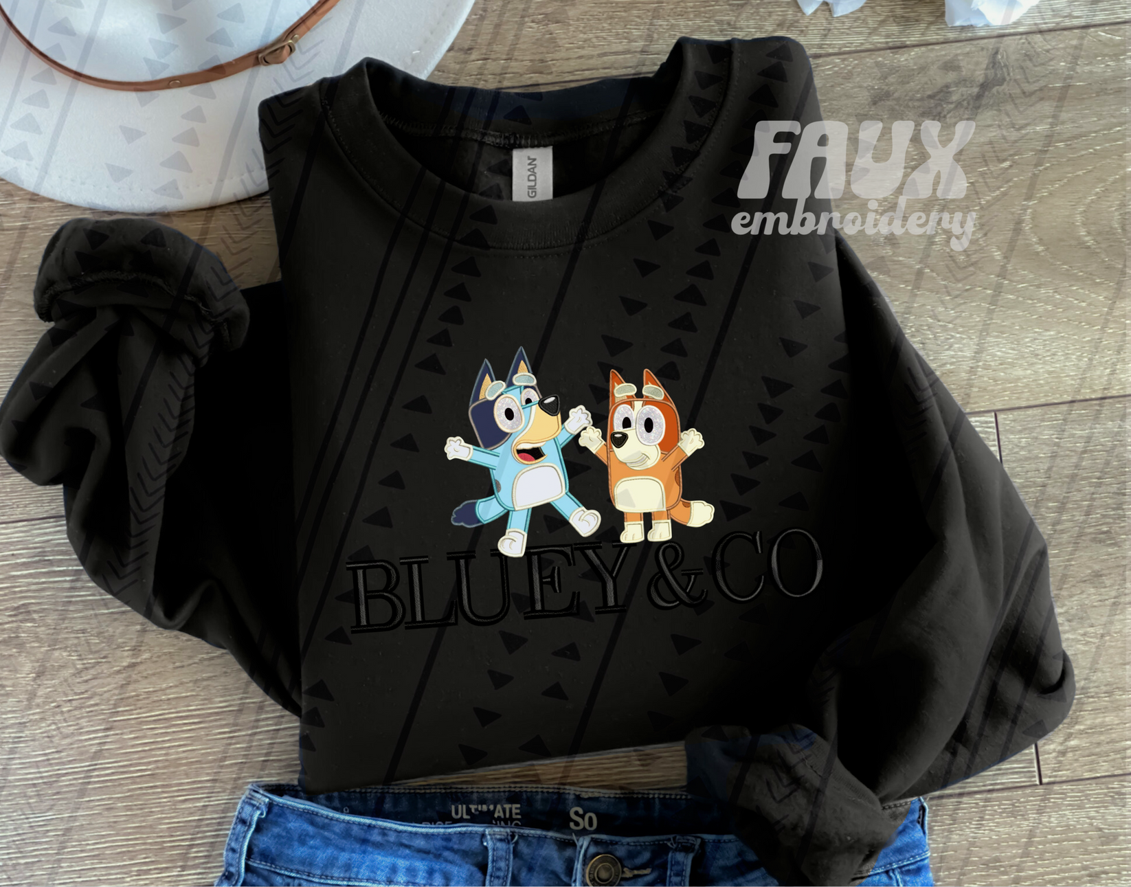 Bluey & Co DTF Transfer – Three Girls Grace